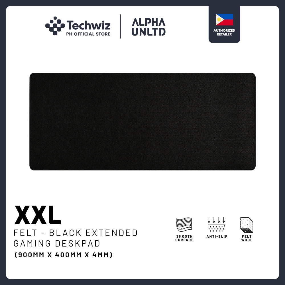 [Techwiz] Alpha Unltd Felt Deskmat | XXL Extended (900mmx400mmx4mm) – TechWizPH