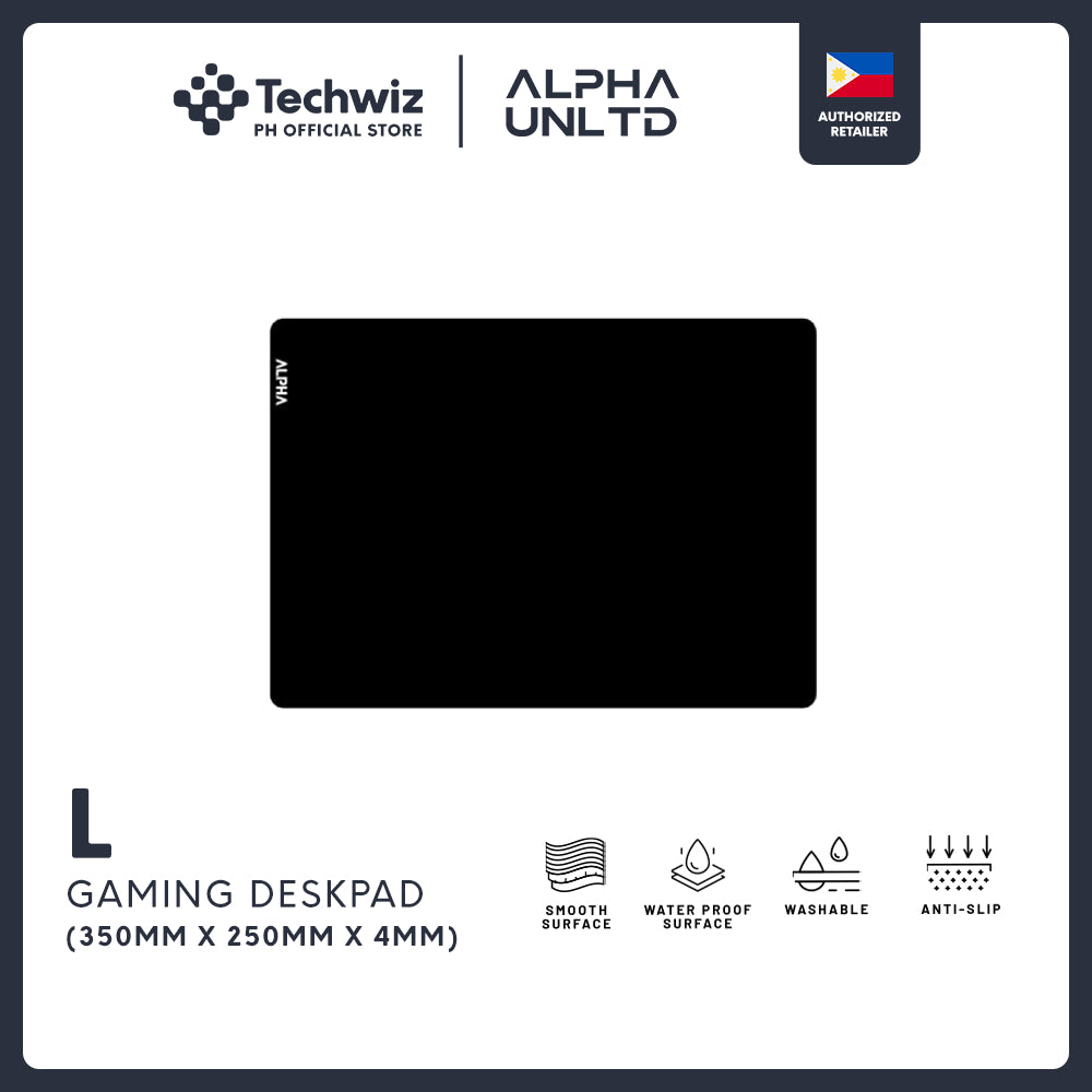 [Techwiz] Alpha Unltd Gaming Mousepad L | (350x250x4mm) | Standard (Sp – TechWizPH