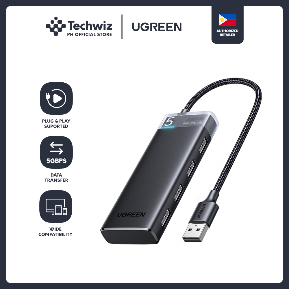 UGREEN 4-Port USB-A Hub - PH – TechWizPH