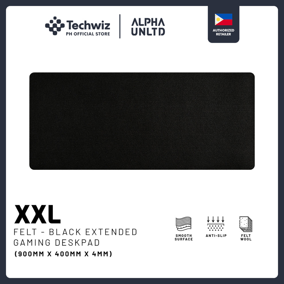 [Techwiz] Alpha Unltd Felt Deskmat | XXL Extended (900mmx400mmx4mm) – TechWizPH